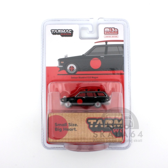 TARMAC WORKS Datsun Bluebird 510 Wagon Black Limited Edition MiJo ...